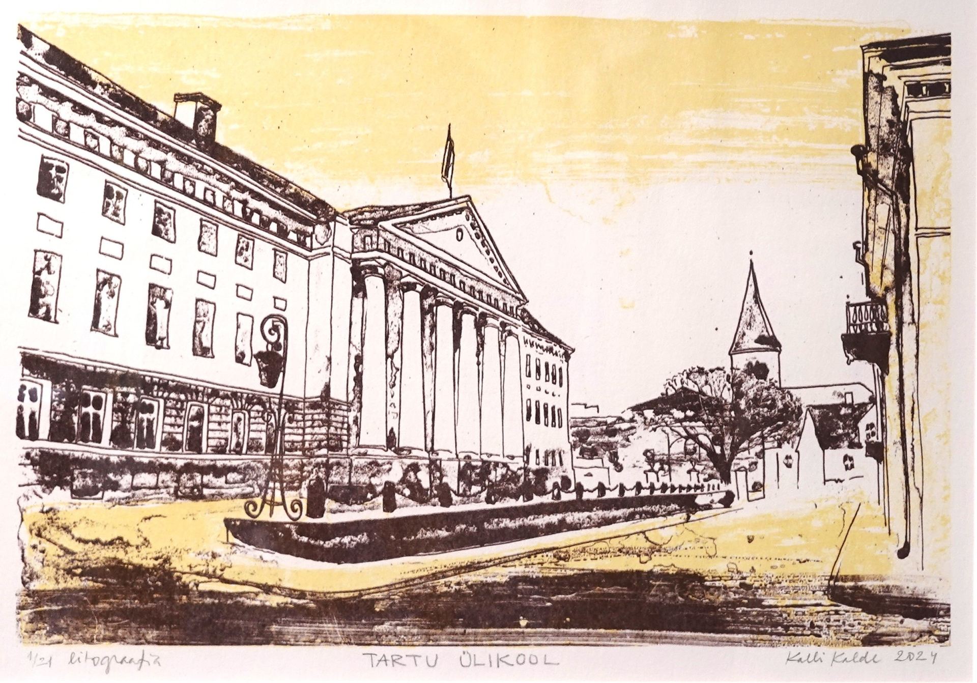 Tartu Ülikool, Kalli Kalde E-kunstisalongis